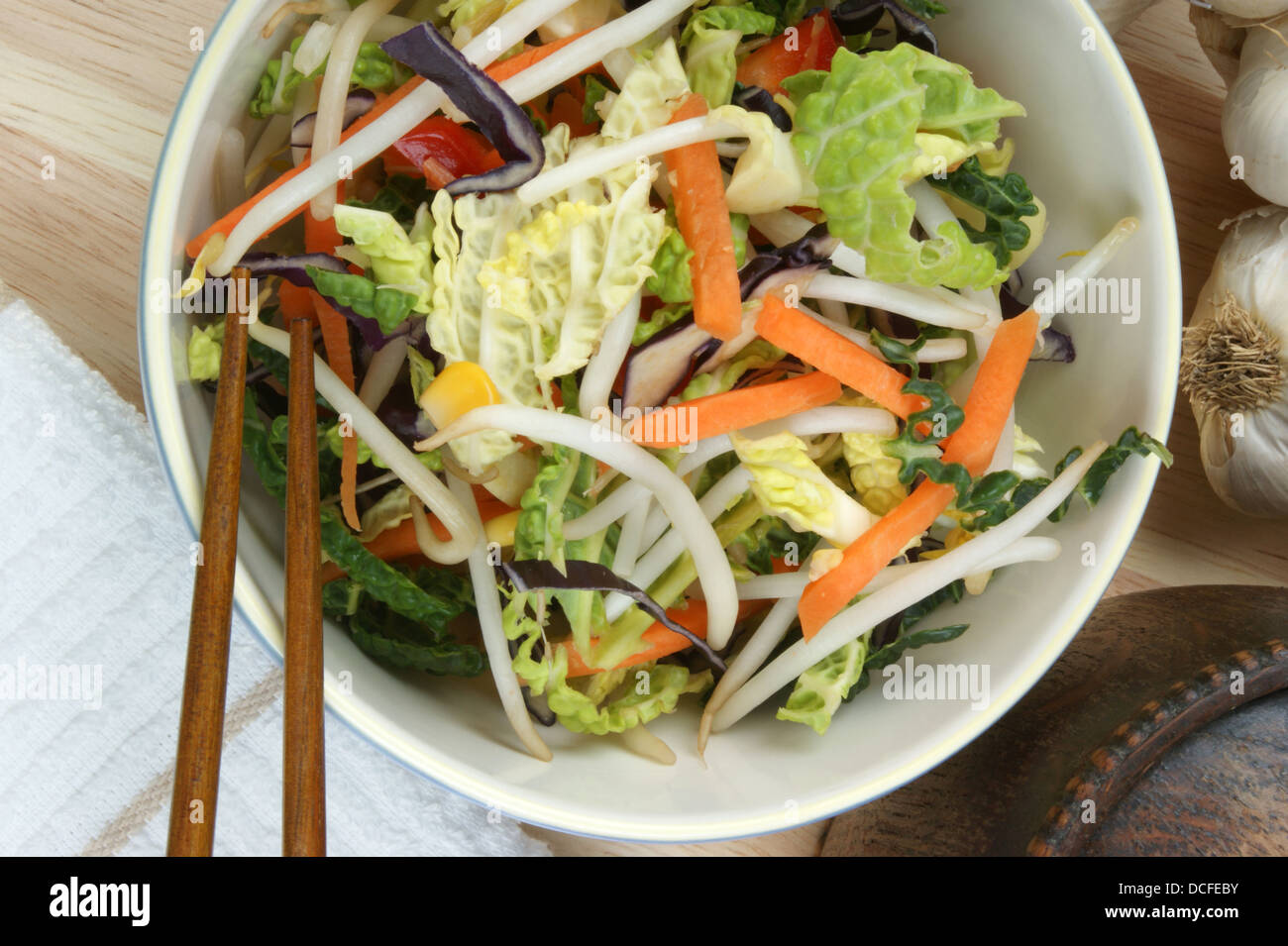 some asian mixed vegetable in a bowl Stock Photo - Alamy