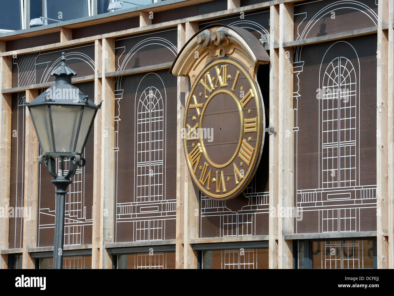 Potsdam, Germany. 15th Aug, 2013. Parts of the reconstructed facade of ...