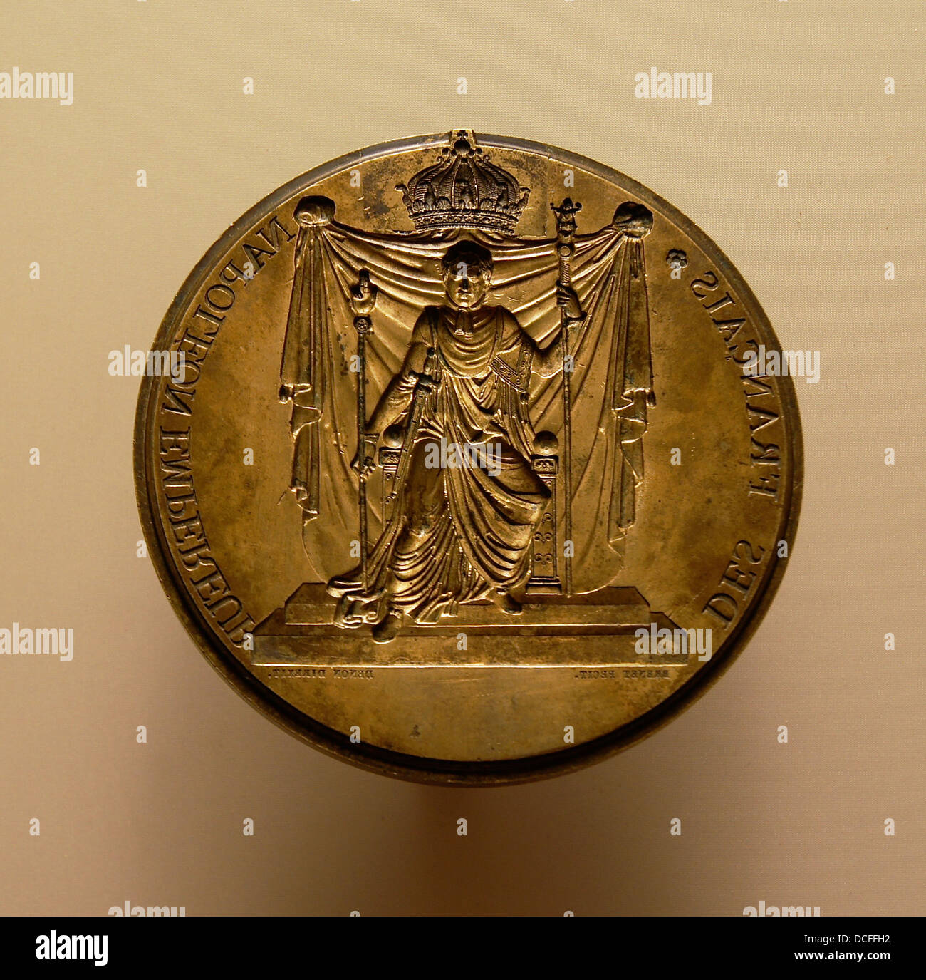 Great Seal (tool) of Emperor Napoleon Ist (1804-1815). Musée de la ...