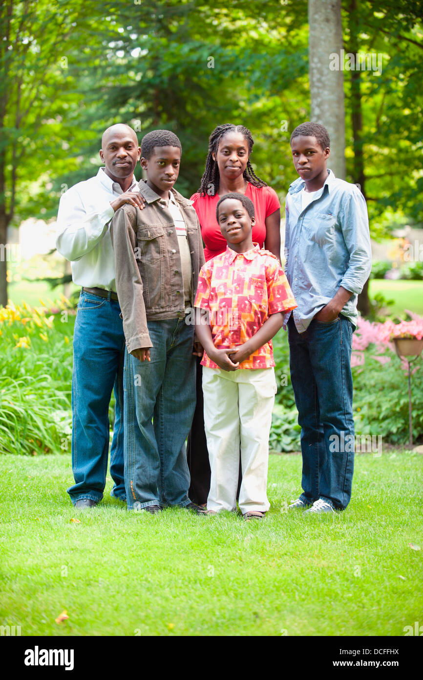 A Family Portrait Stock Photo - Alamy
