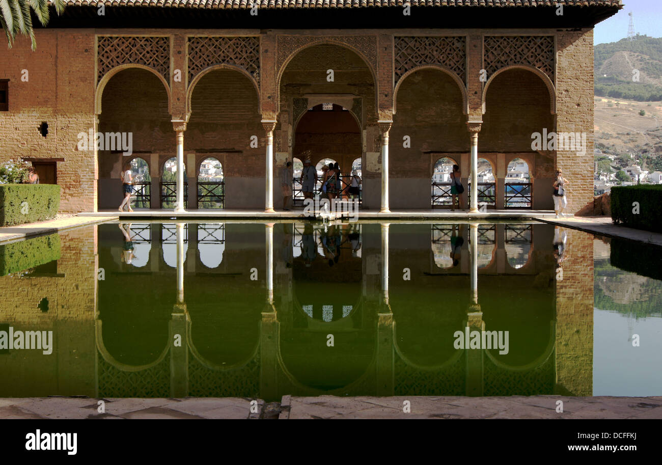Pavilion of Partal, Alhambra, Granada, Spain Stock Photo - Alamy
