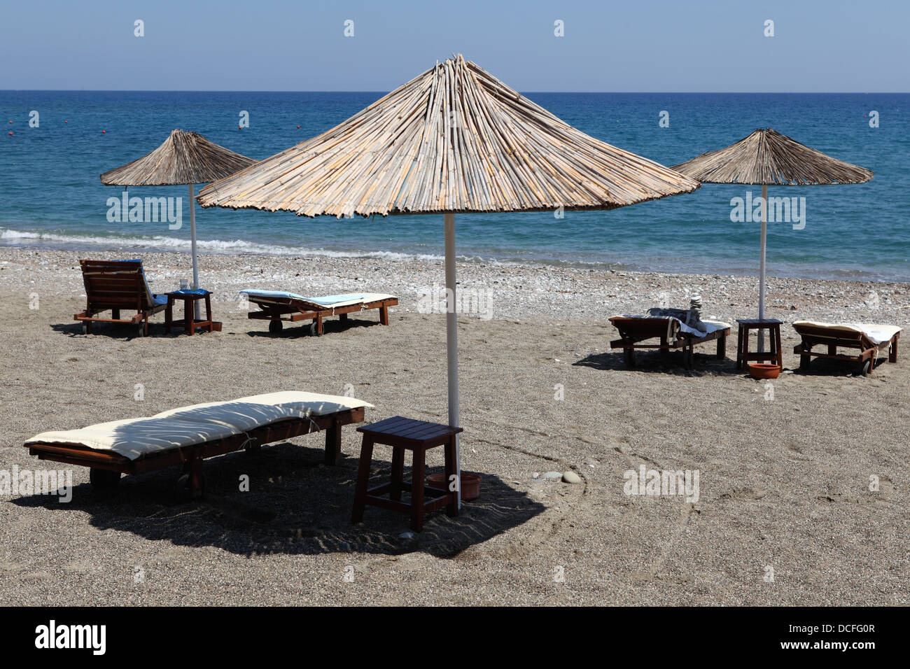 Lardos beach rhodes hi-res stock photography and images - Alamy