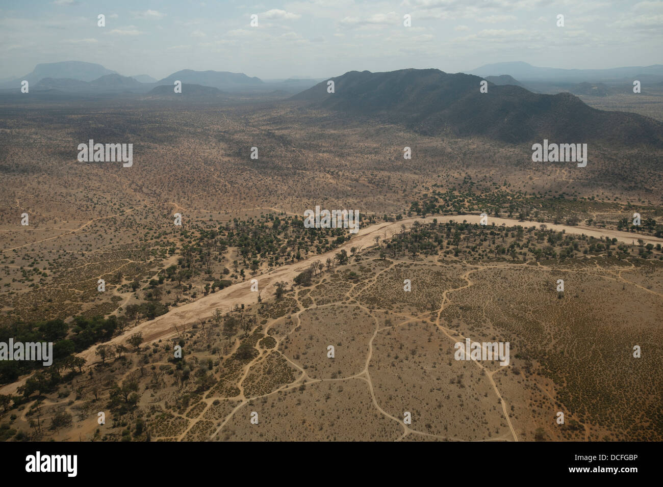 Aerial View, Kenya, Africa Stock Photo - Alamy