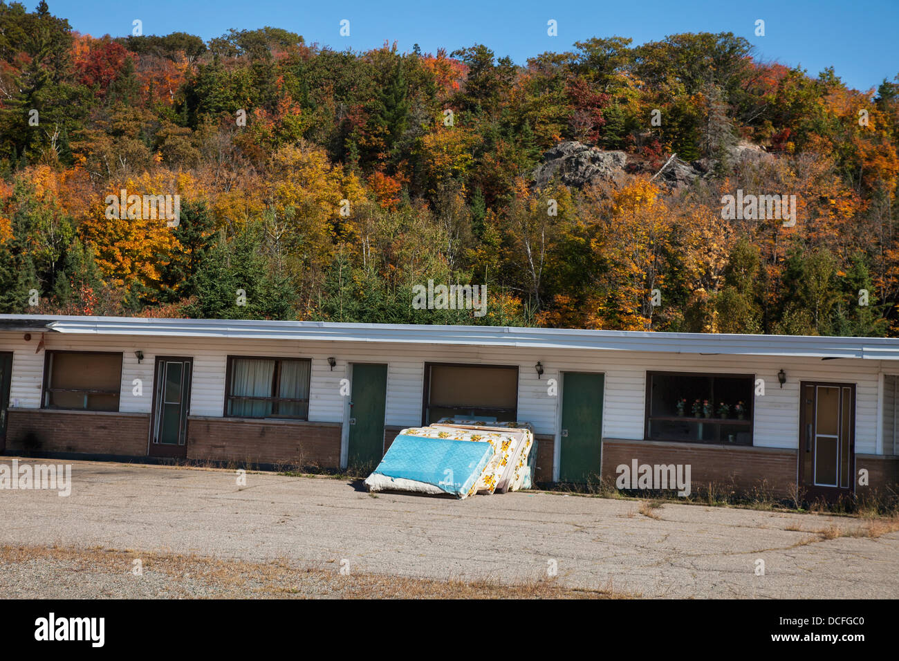 Abandoned Motel;Ontario Canada Stock Photo - Alamy