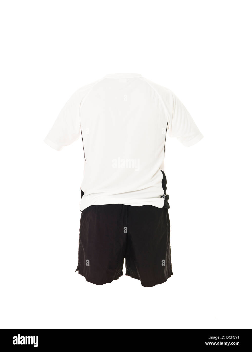 Black football shirt white background hi-res stock photography and ...