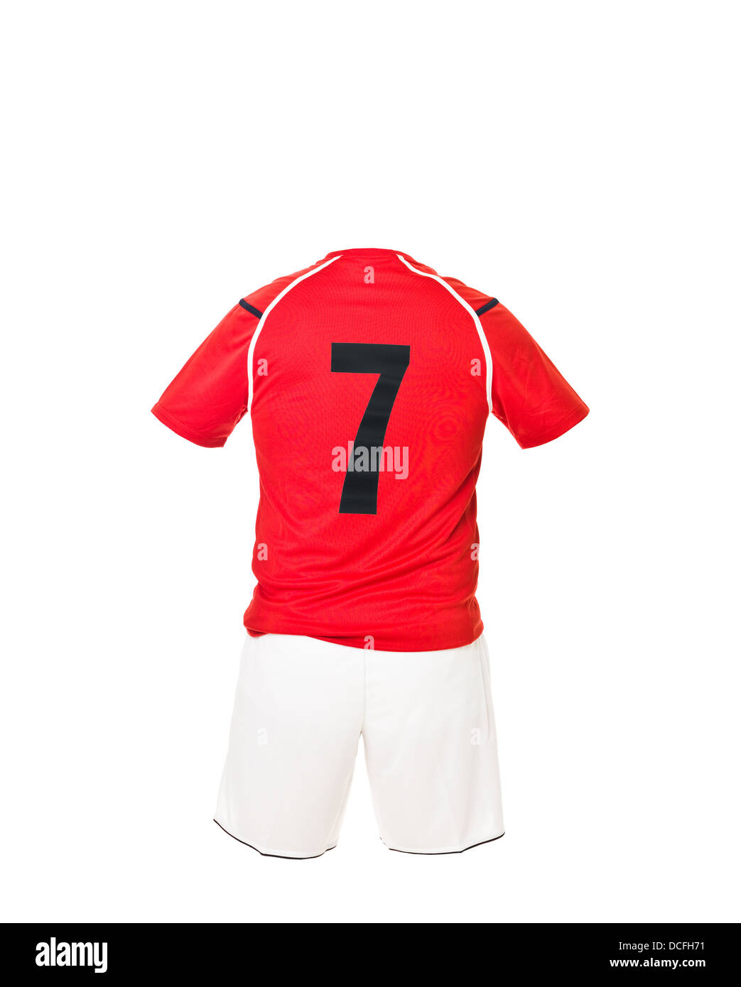 Football shirt with number 7 Stock Photo - Alamy