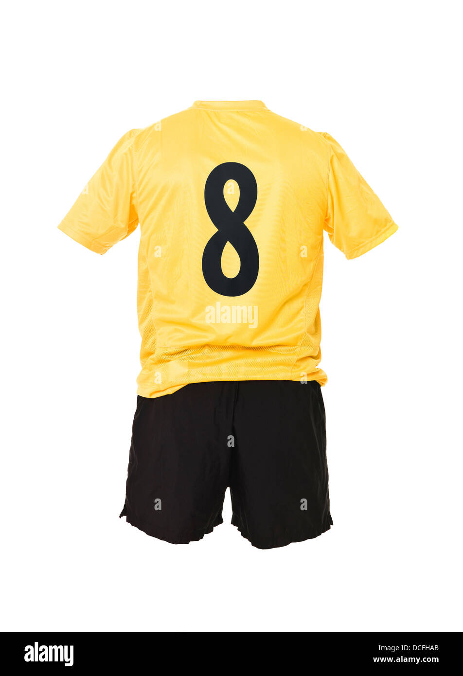 Football shirt with number 8 Stock Photo - Alamy