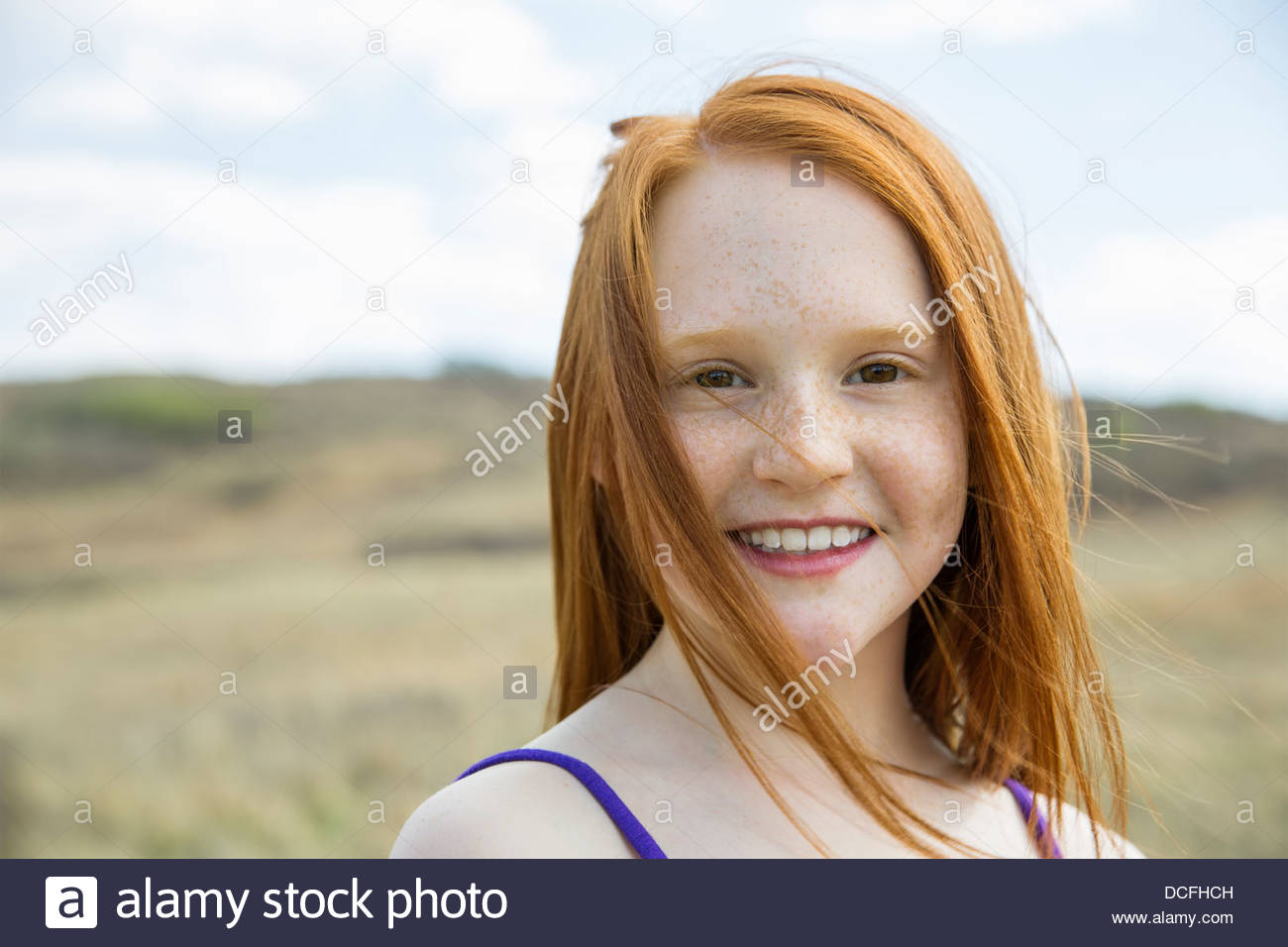 Happy schoolgirl hi-res stock photography and images - Alamy
