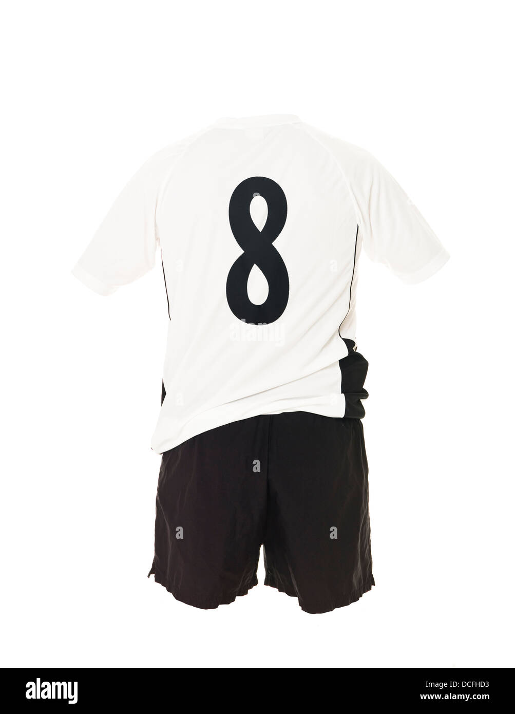Football shirt with number 8 Stock Photo - Alamy