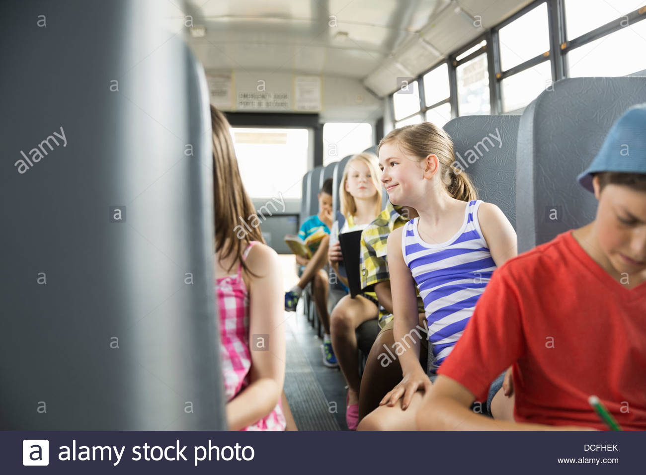 School trip bus hi-res stock photography and images - Alamy