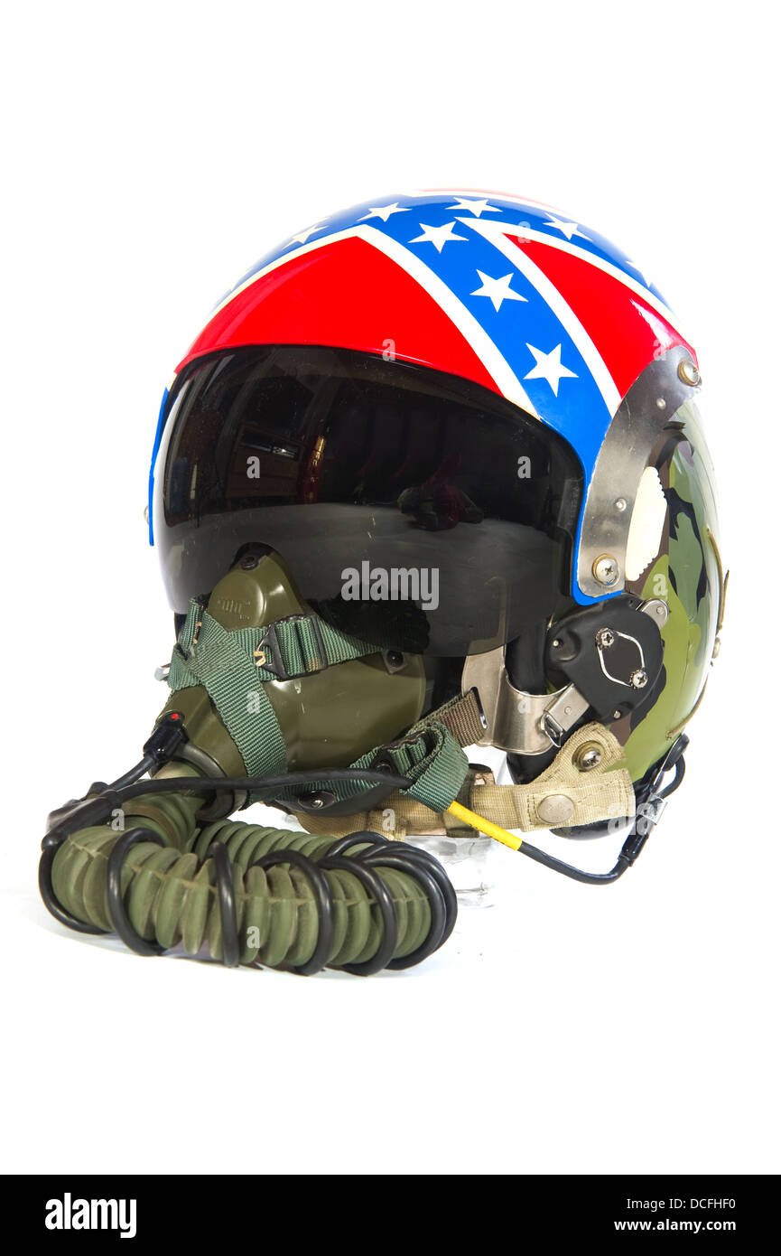 Americain aircraft helmet Stock Photo - Alamy
