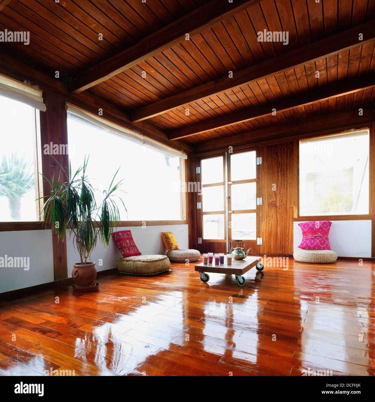 Interior Of Spacious Loft Home Stock Photo - Alamy