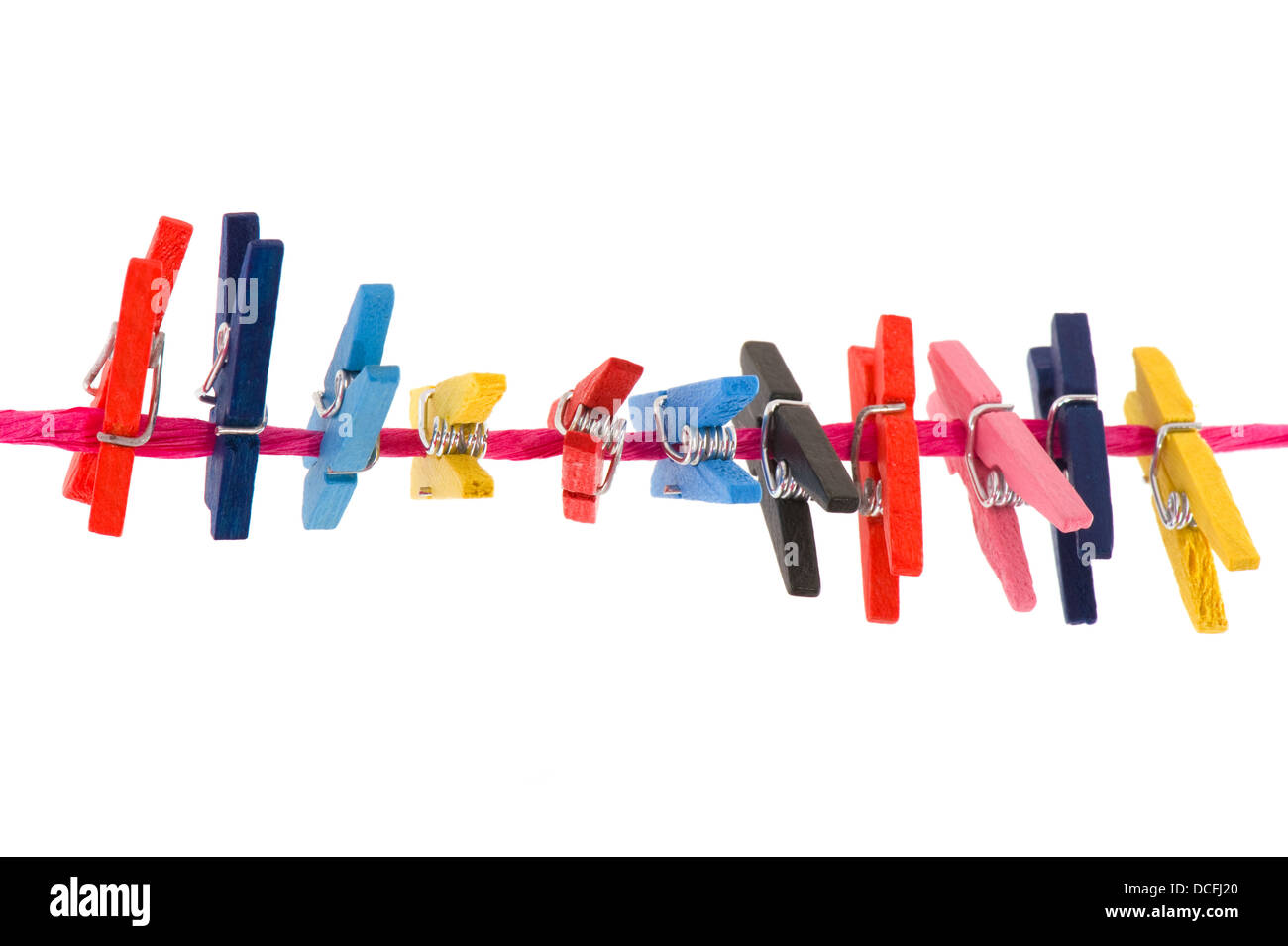 Clothes line clip hi-res stock photography and images - Alamy