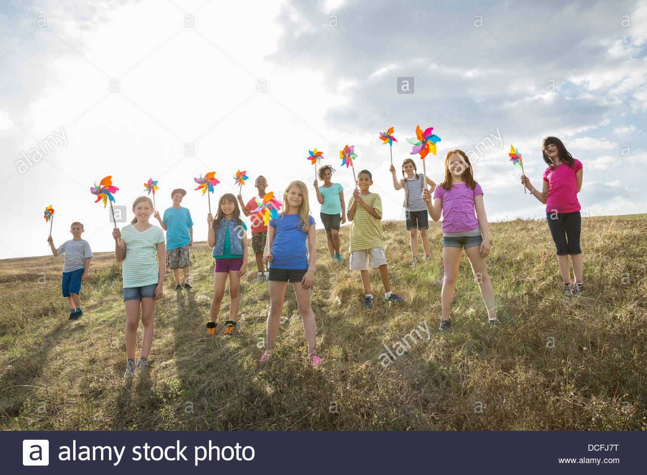Kids pinwheel hi-res stock photography and images - Alamy