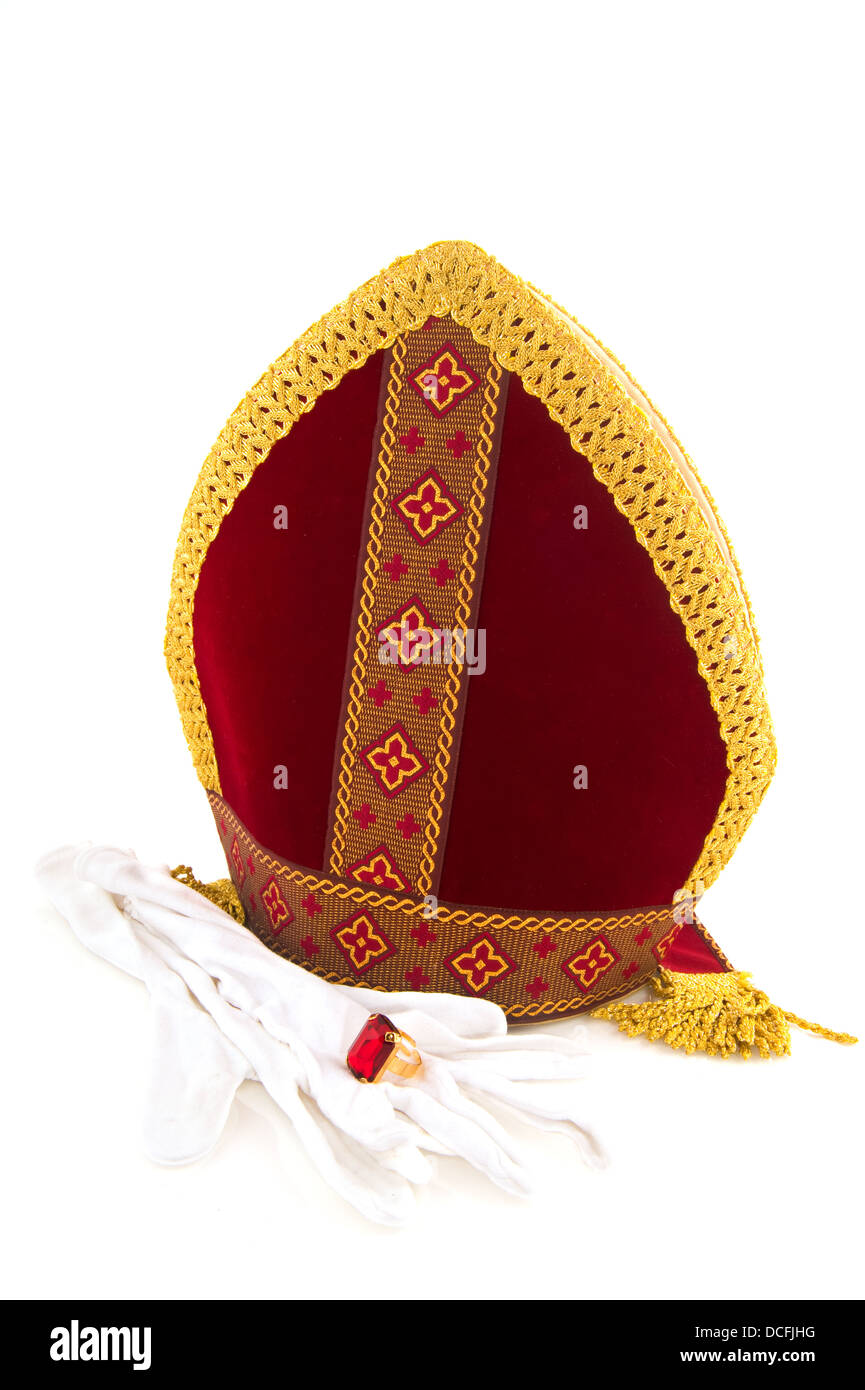 White miter hi-res stock photography and images - Alamy