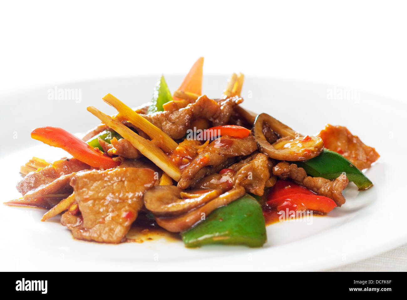 Chinese beef and vegetables Stock Photo - Alamy