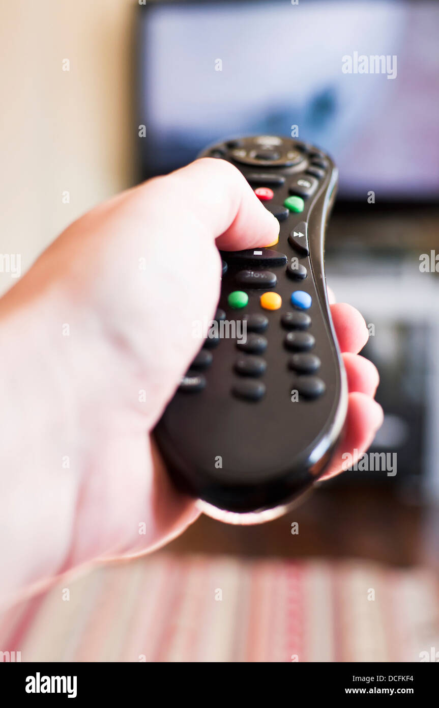 Television remote control Stock Photo - Alamy