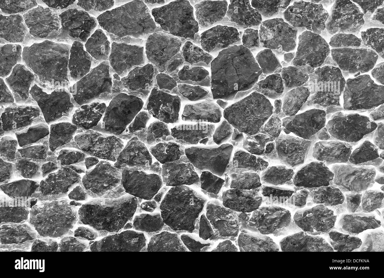 Texture stones large stones Black and White Stock Photos & Images - Alamy