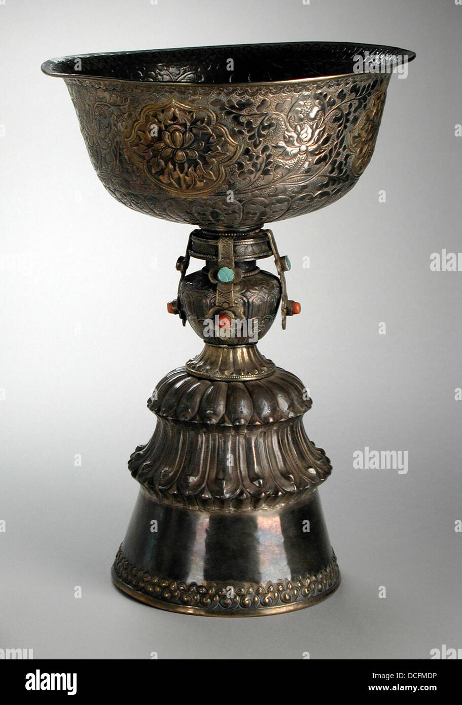 These offering lamps, part of the LACMA collection, are crafted from ...