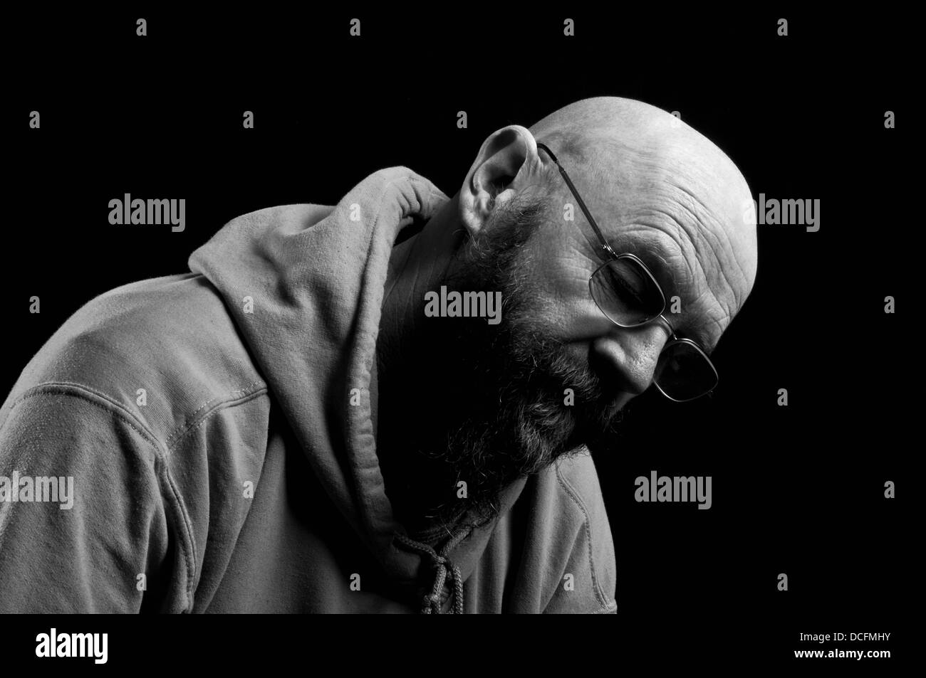 Worry stress Black and White Stock Photos & Images - Alamy