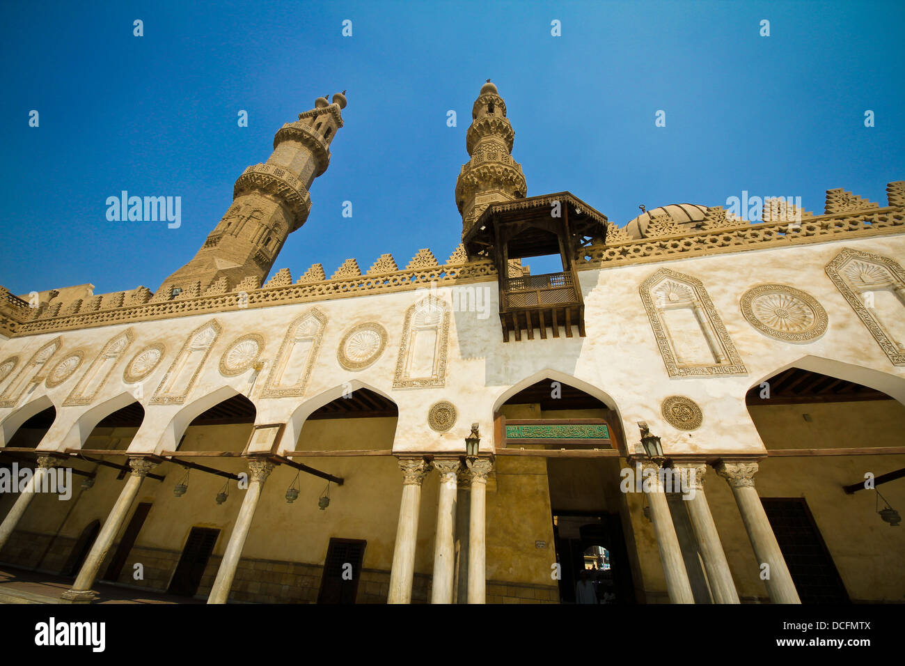 Minarets of Al, Azhar Mosque, Cairo, Egypt, Africa Stock Photo - Alamy
