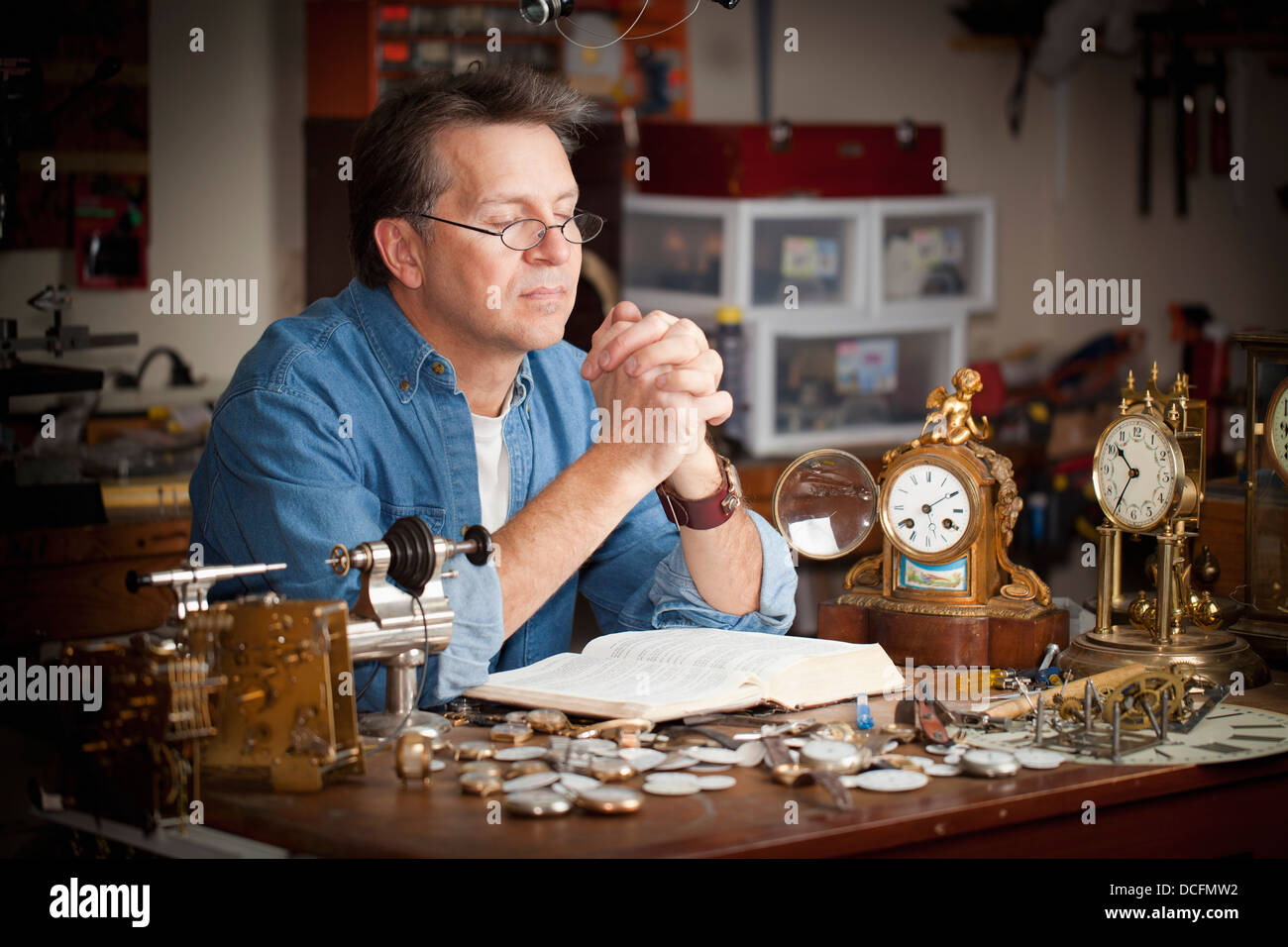 Prayer clock hi-res stock photography and images - Alamy