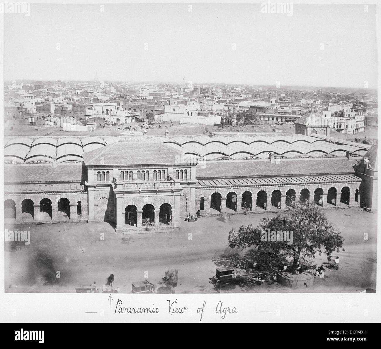 This panoramic view of Agra, part of LACMA’s collection, captures the ...
