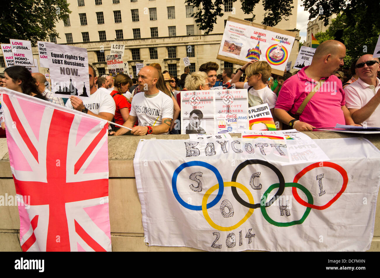 GAY RIGHTS ACTIVISTS IN PROTEST OF OPRESSION OF THE GAY PEOPLE IN ...