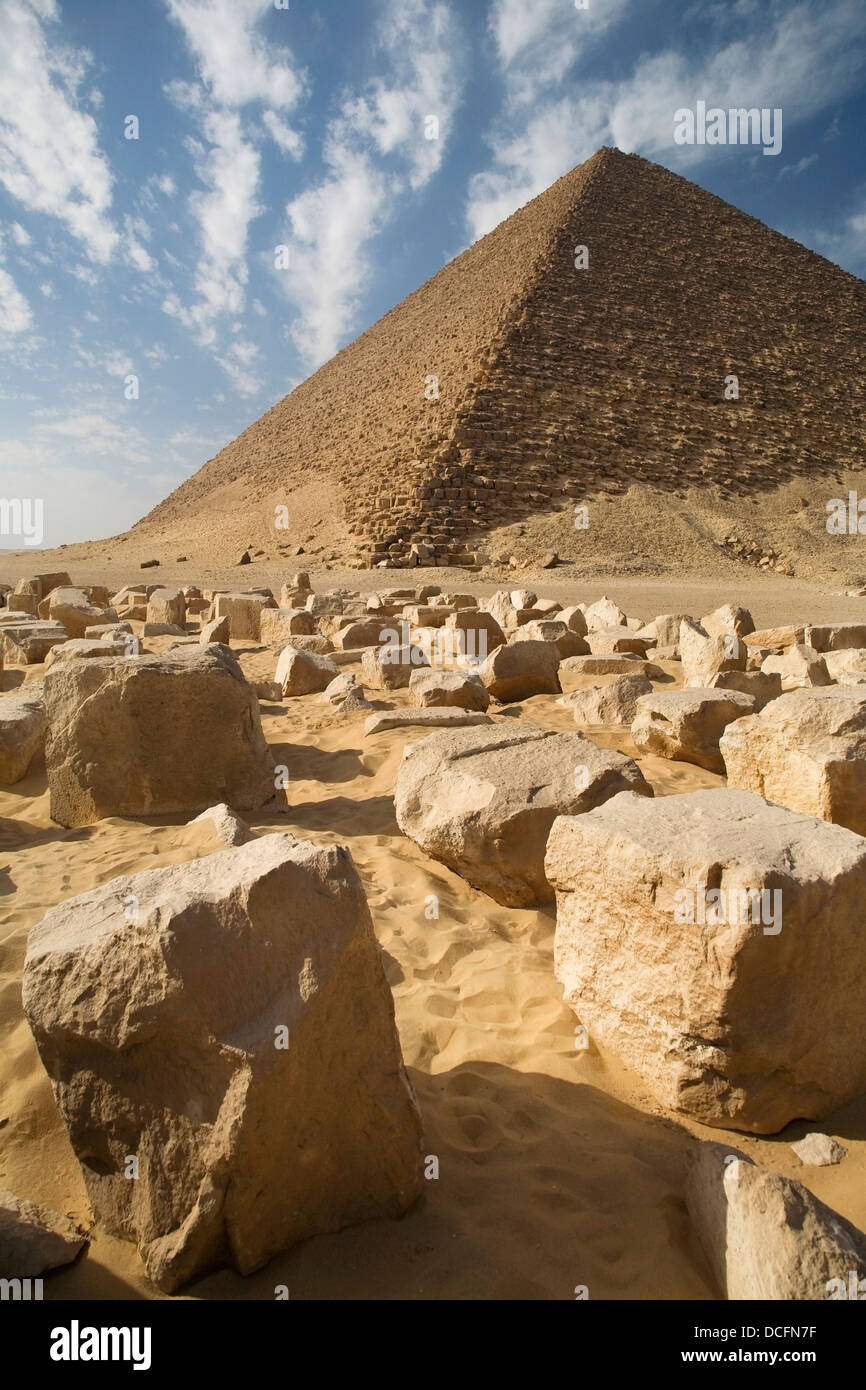 Pyramid In The Desert; Egypt,Africa Stock Photo - Alamy