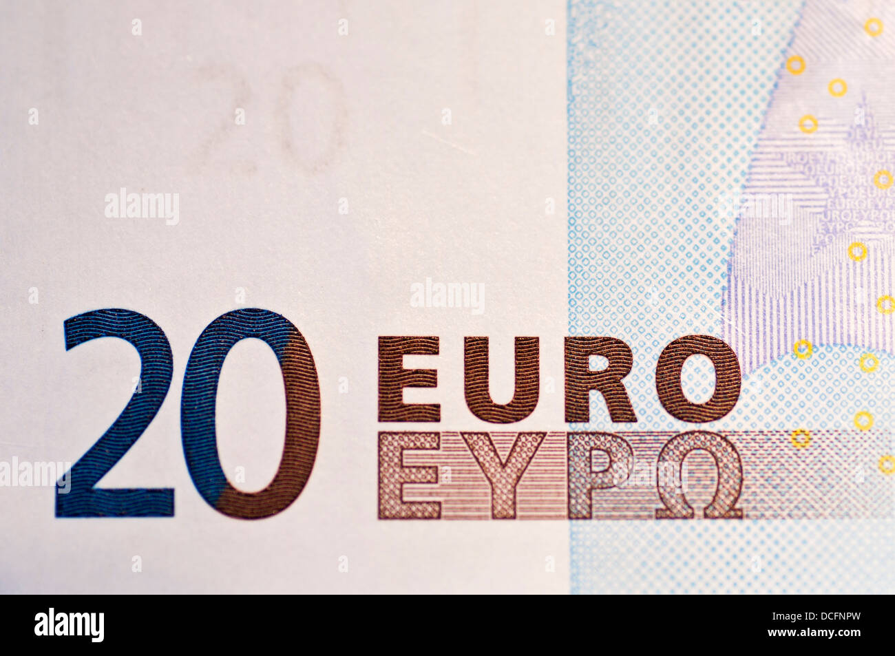 Twenty Euro note Stock Photo - Alamy