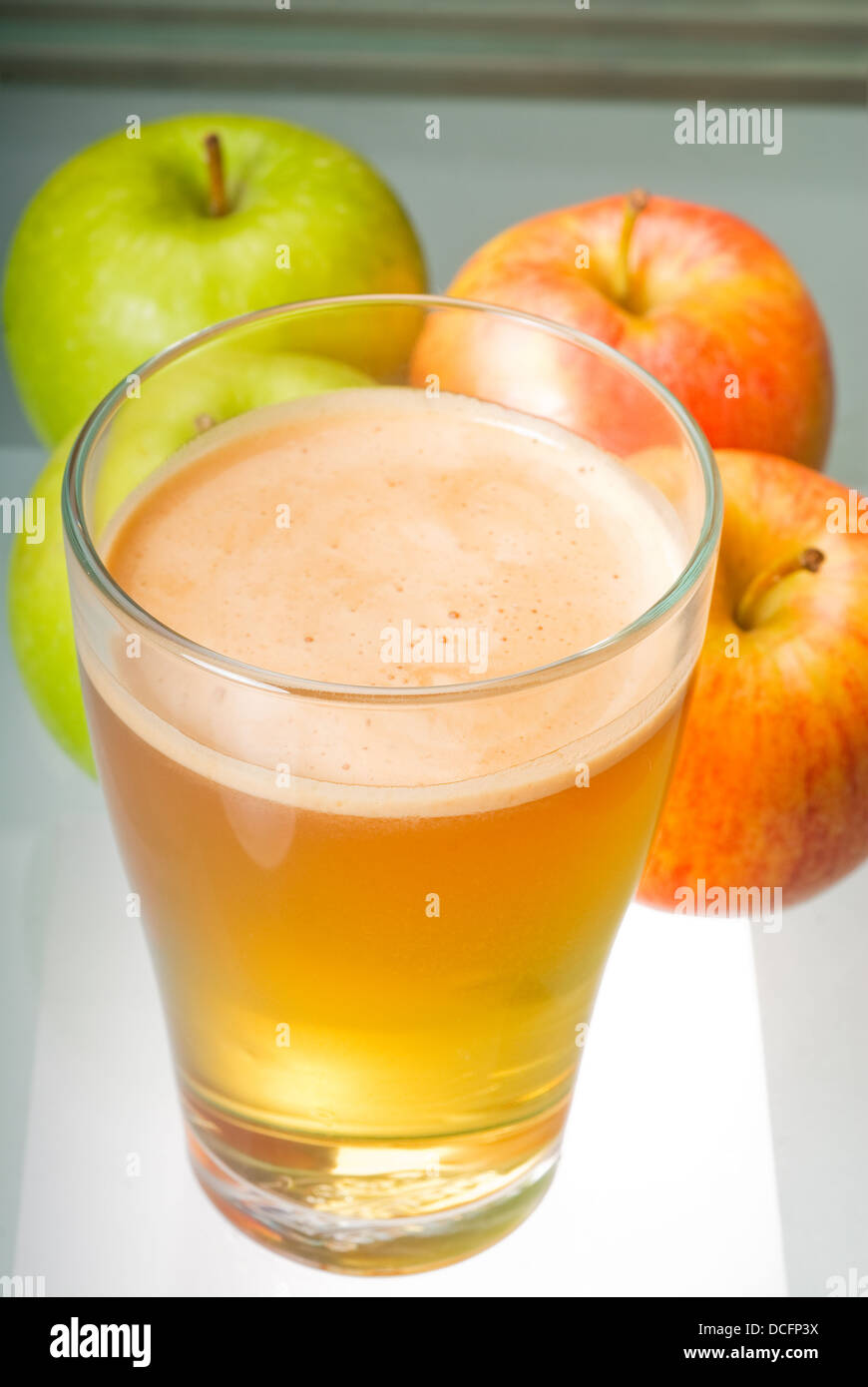 fresh apple juice Stock Photo - Alamy