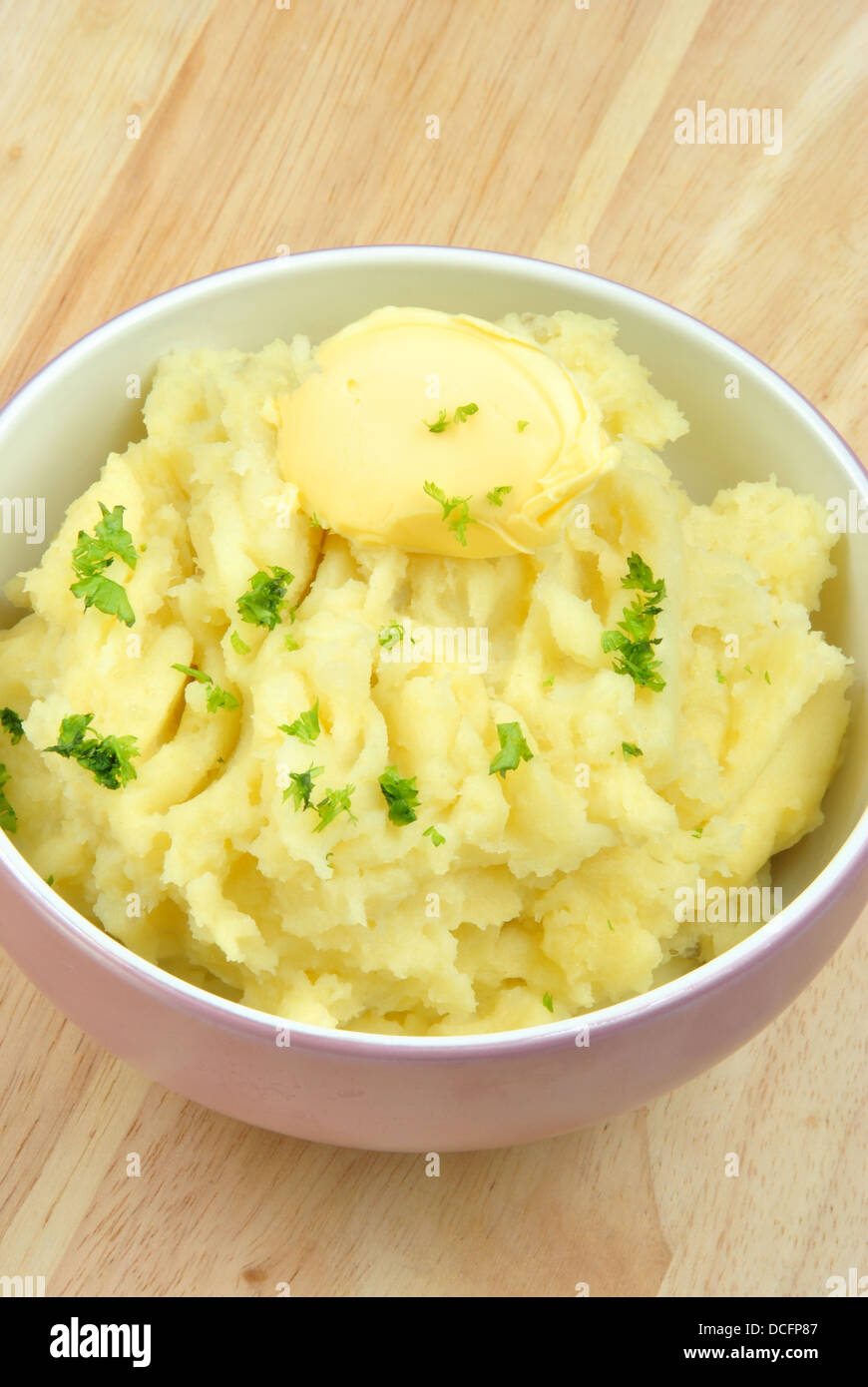 fresh organic mash potato in a bowl Stock Photo - Alamy