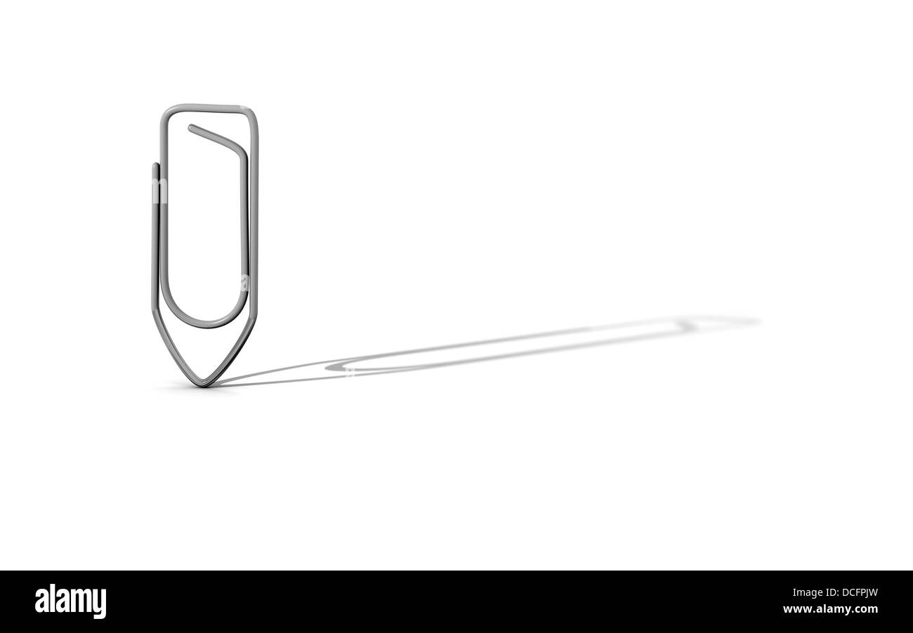 Black paper clip wire hi-res stock photography and images - Alamy