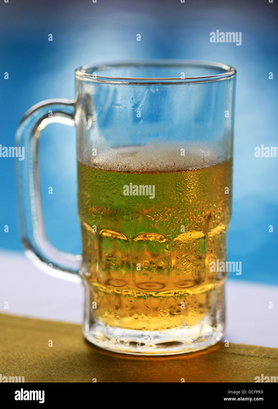 Glass of beer Stock Photo - Alamy