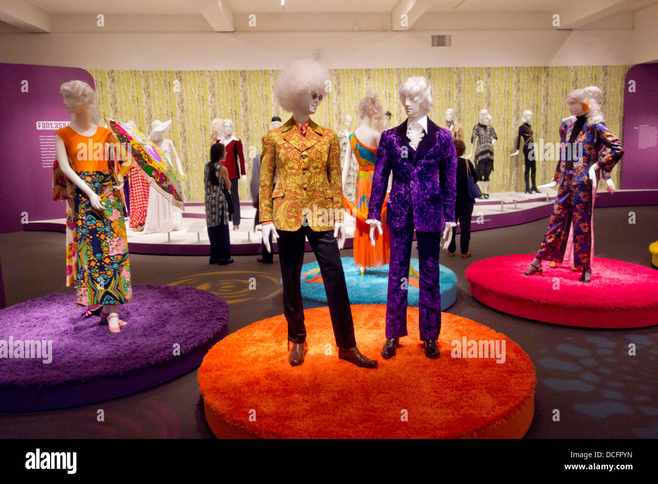 Hippie Chic show at the Museum of Fine Arts in Boston Stock Photo - Alamy