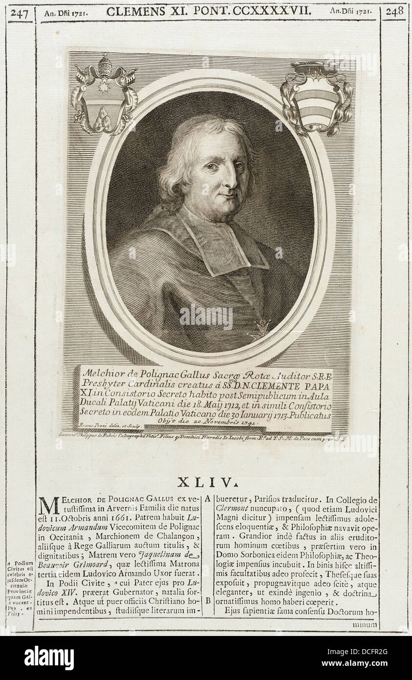 This portrait of Cardinal Melchior de Polignac, displayed at LACMA ...