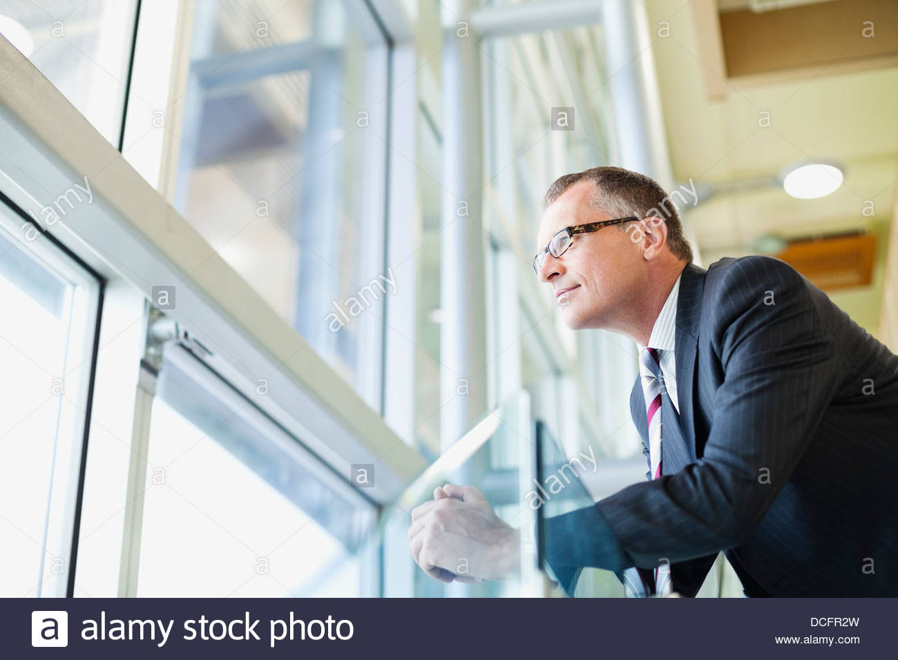 Leaning railing hi-res stock photography and images - Alamy