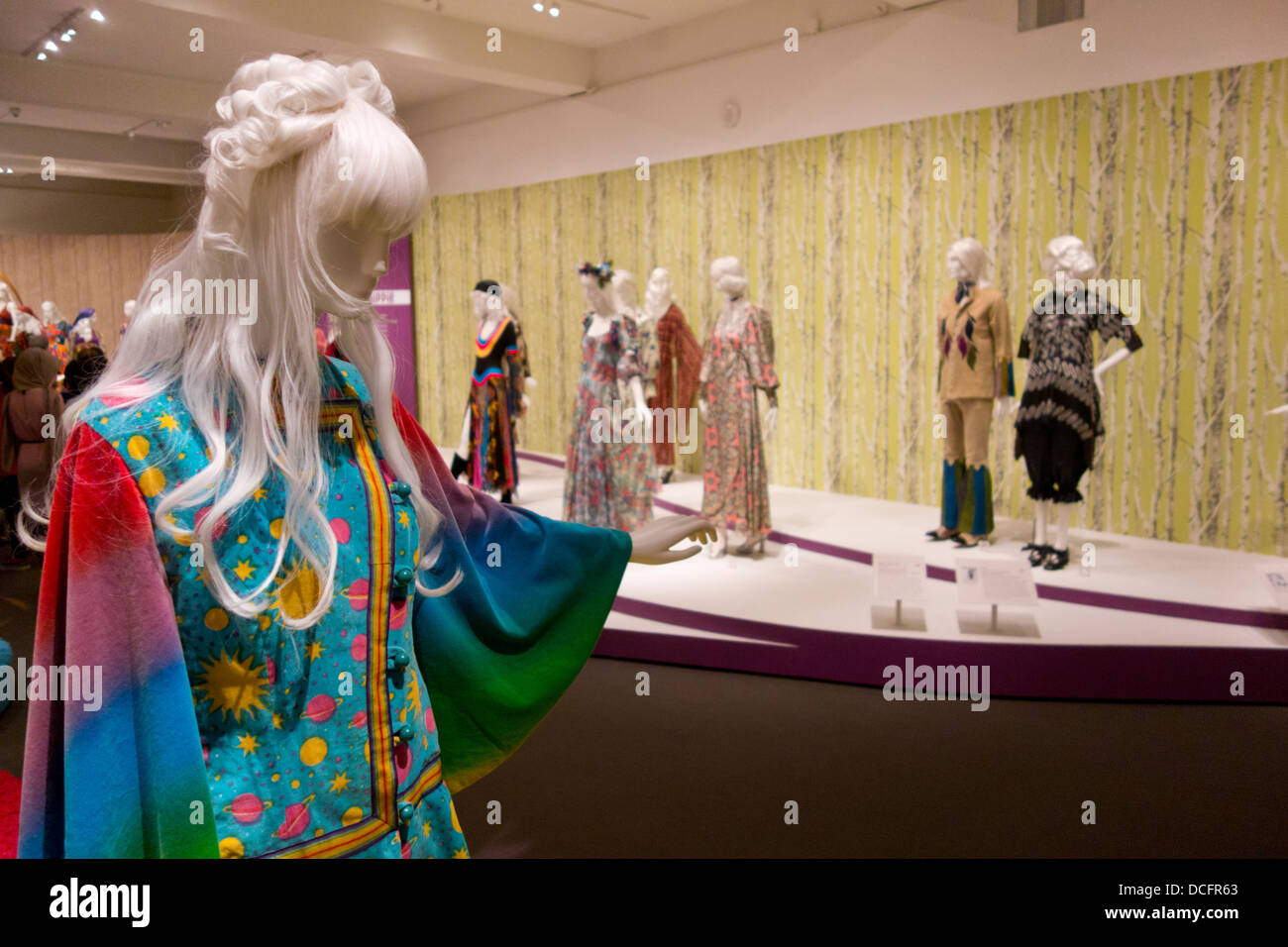 Hippie Chic show at the Museum of Fine Arts in Boston Stock Photo - Alamy