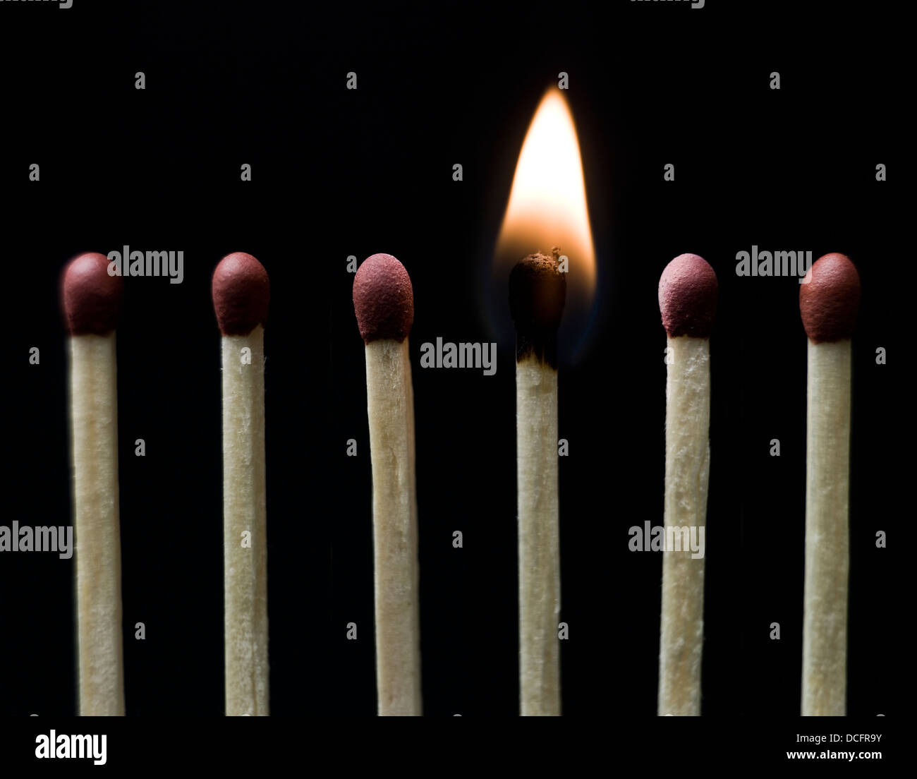 Group of Matches Stock Photo - Alamy