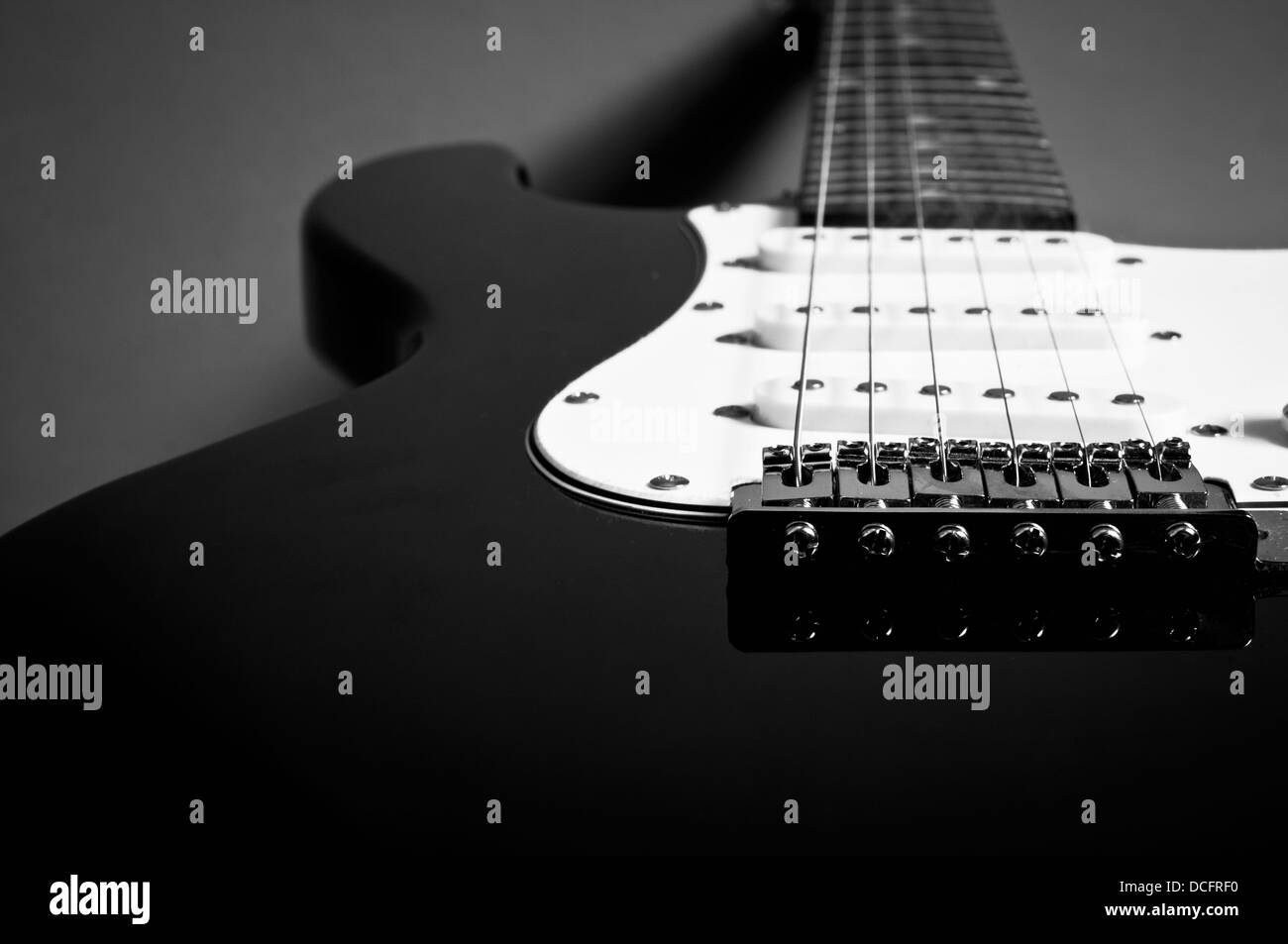 Treble guitar Black and White Stock Photos & Images - Alamy