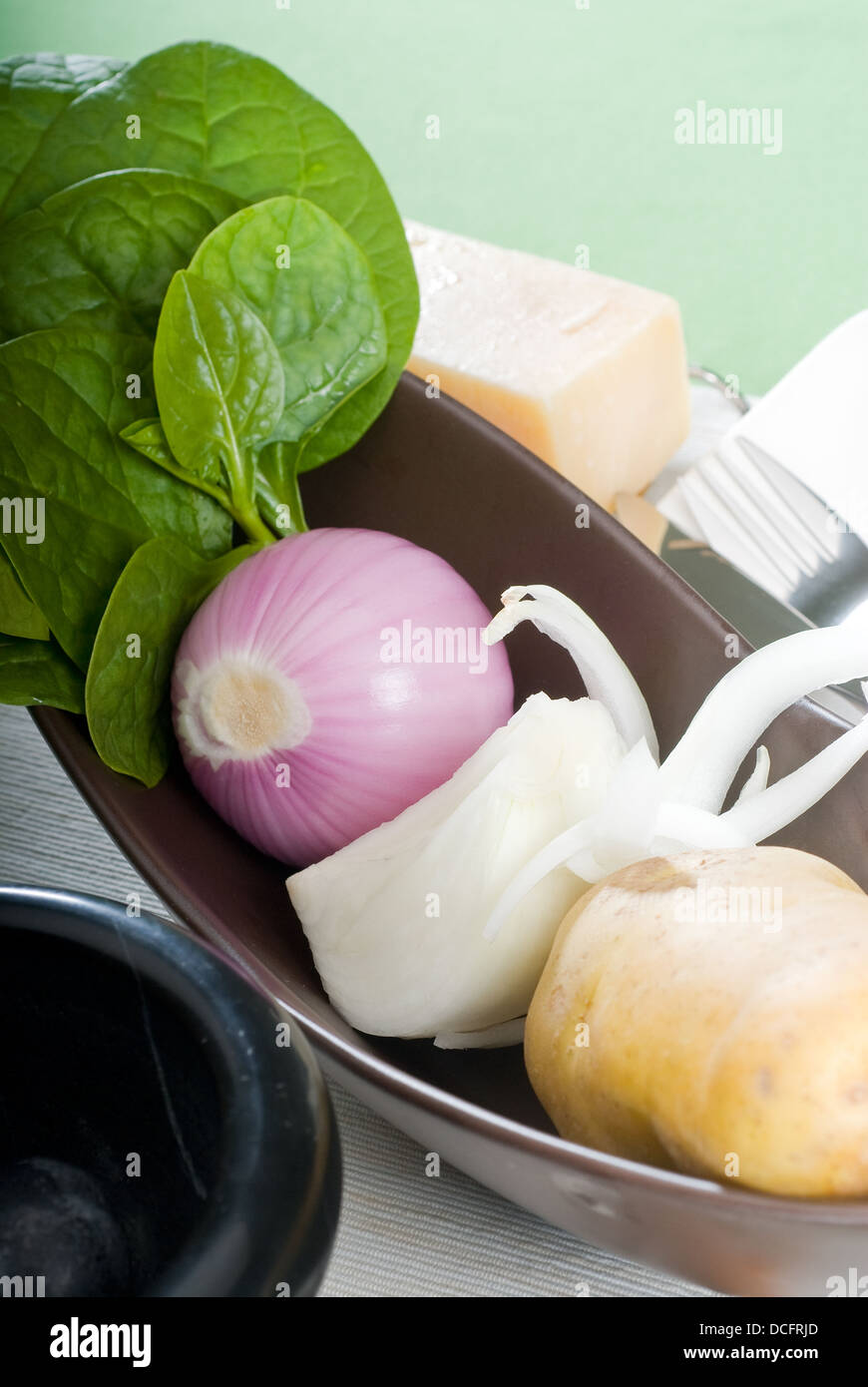 fresh vegetables and spice Stock Photo - Alamy