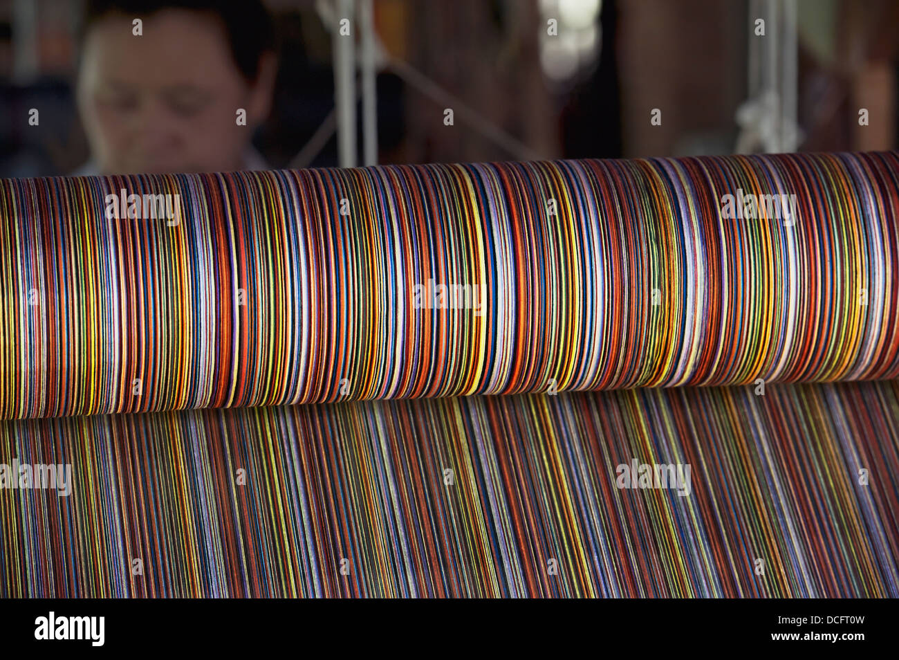 Cotton Weaving; Chiang Mai, Thailand Stock Photo - Alamy