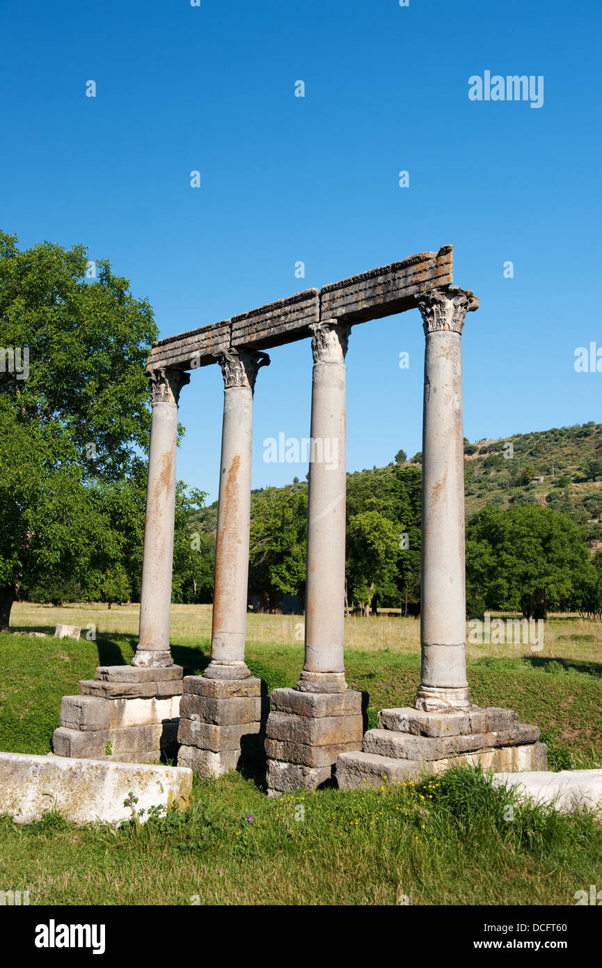 Roman temple in Riez Stock Photo - Alamy