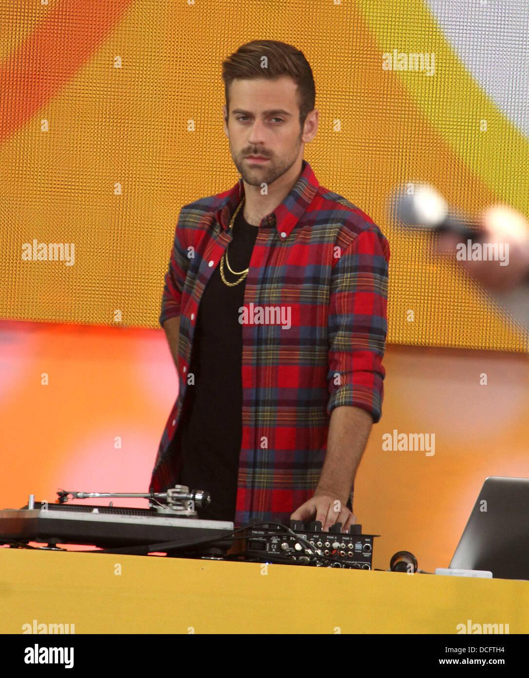 NY, NY, USA. 16th Aug, 2013. RYAN LEWIS performs with rapper MACKLEMORE ...