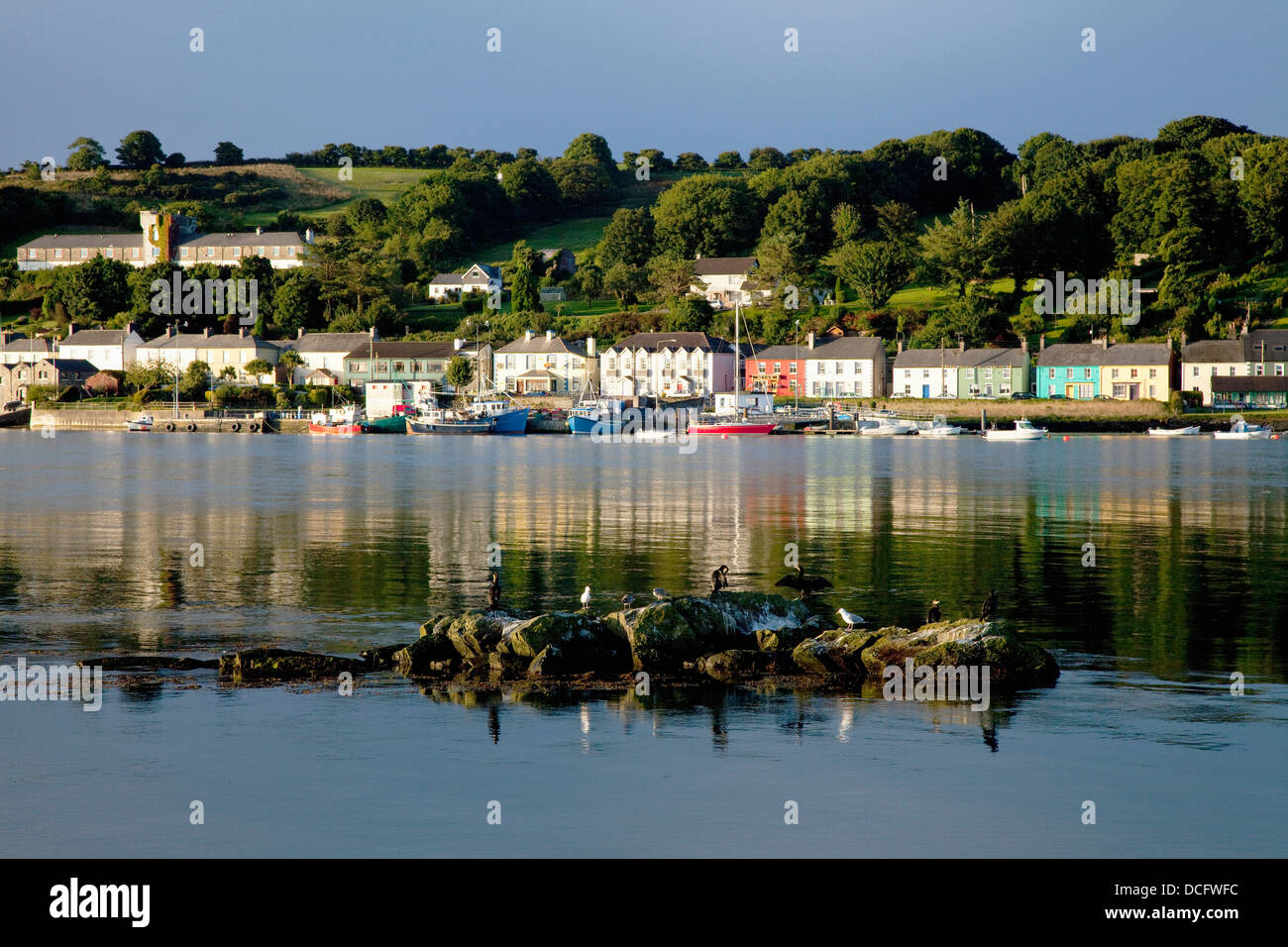Village Waterfront Buildings; Courtmacsherry, County Cork, Ireland ...
