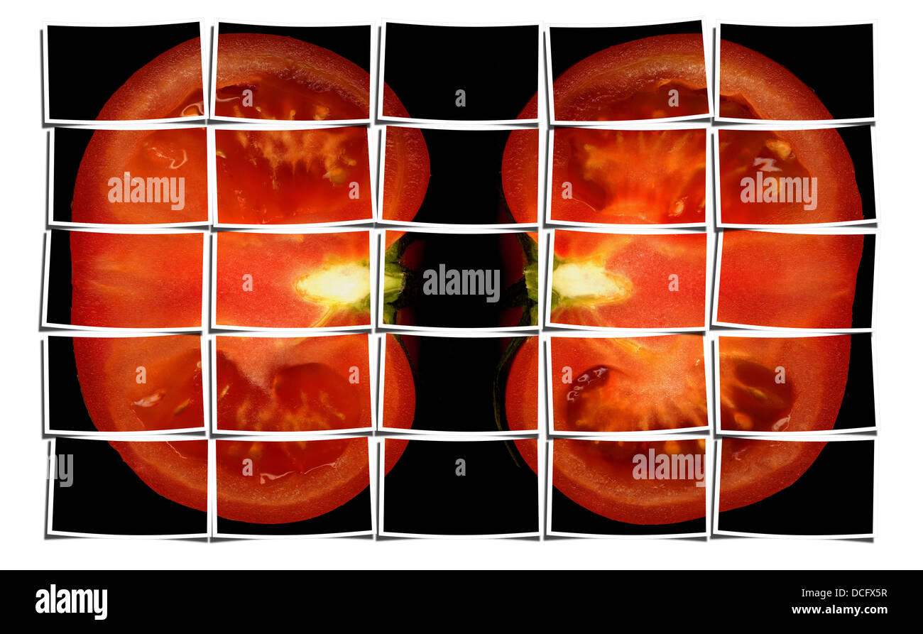 Photo collage abstract poster Cut Out Stock Images & Pictures - Alamy