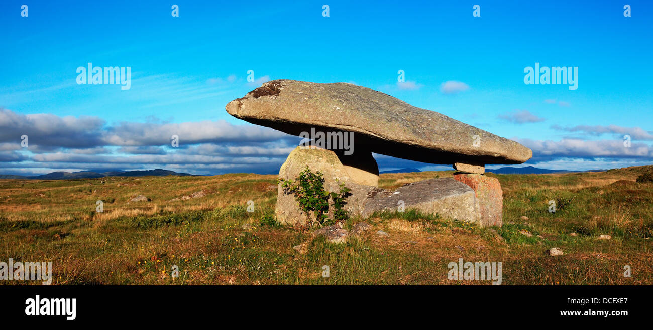 Ancient Dolmen Megalithic Tomb; Ardara, County Donegal, Ireland Stock ...