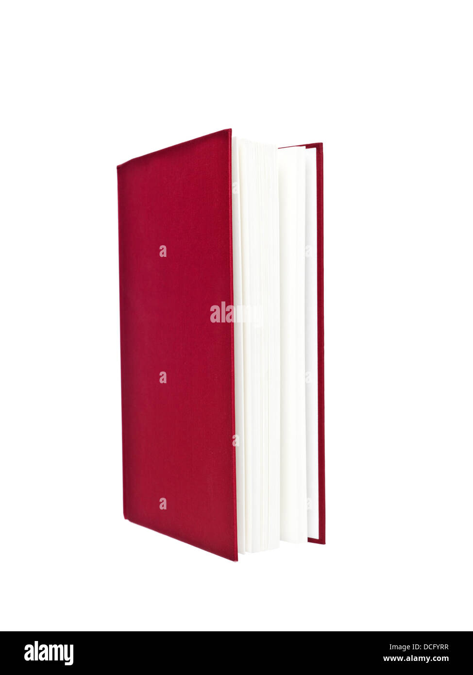 Blank red book Stock Photo - Alamy