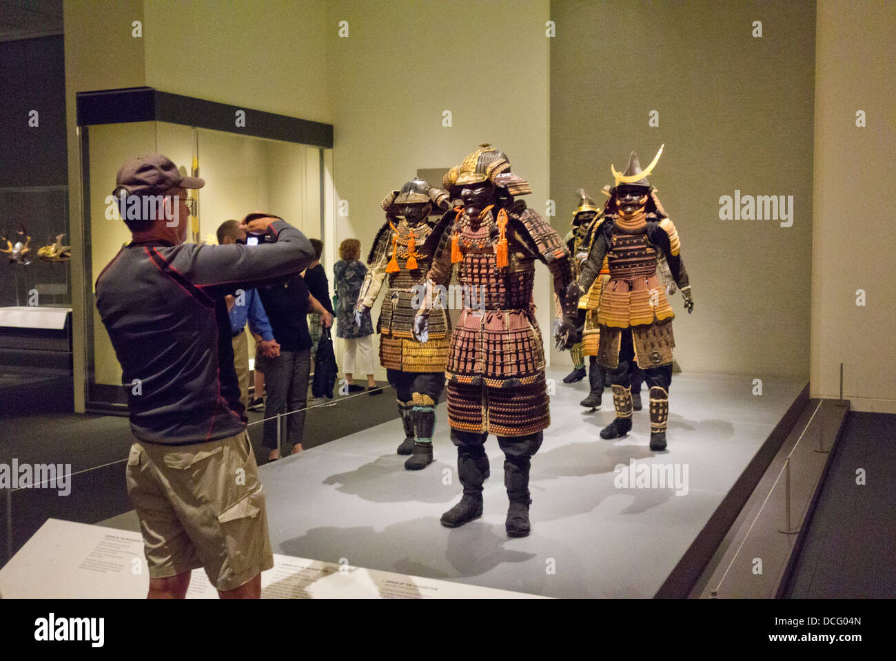 Samurai exhibit at the Museum of Fine Arts Boston MA Stock Photo - Alamy
