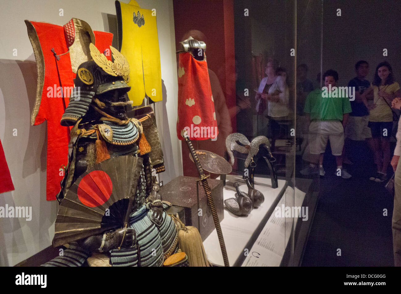 Samurai exhibit at the Museum of Fine Arts Boston MA Stock Photo - Alamy